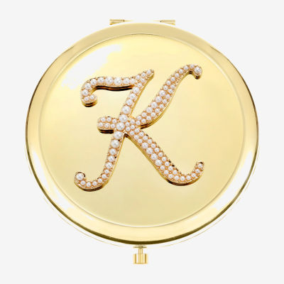 Monet Jewelry Initial Gold Tone Compact Mirror - JCPenney