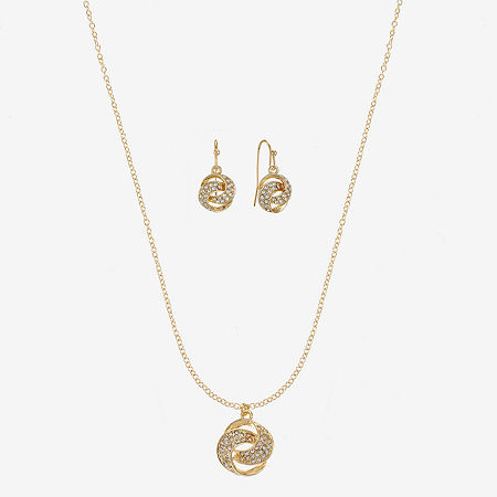 Click here for Monet Jewelry Pendant Necklace And Drop Earring Wo... prices