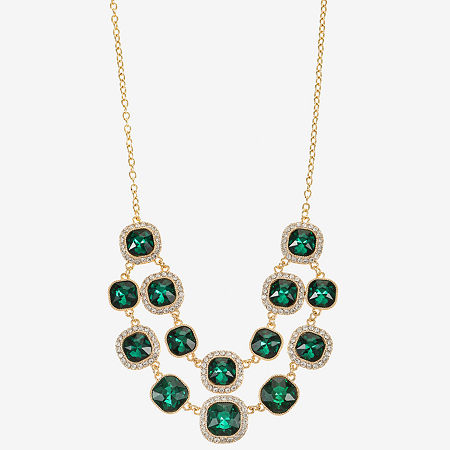 Click here for Monet Jewelry Womens Blue 18 Inch Statement Neckla... prices