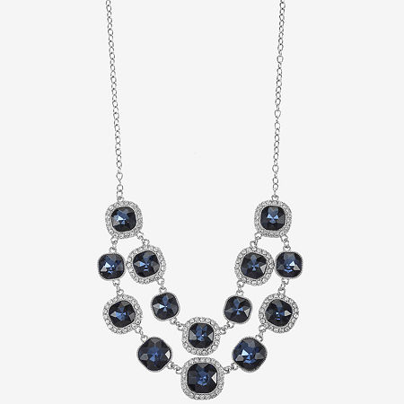 Click here for Monet Jewelry Womens Blue 18 Inch Statement Neckla... prices