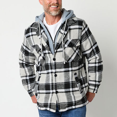 Click here for Victory Flannel Mens Hooded Midweight Shirt Jacket... prices