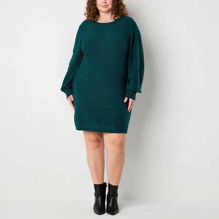 Click here for Bold Elements Plus Womens Crew Neck Long Sleeve Se... prices