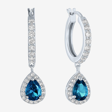 Click here for Gemstone Sterling Silver Pear Drop Earrings  One S... prices