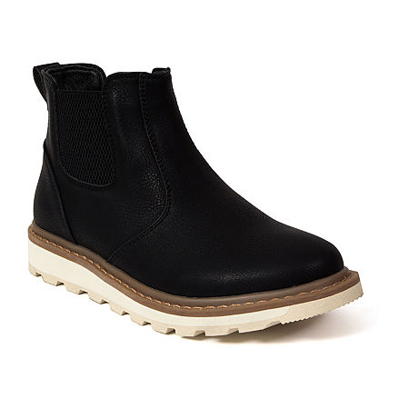 Deer Stags Little and Big Boys Jameson Jr Chelsea Boot - Black