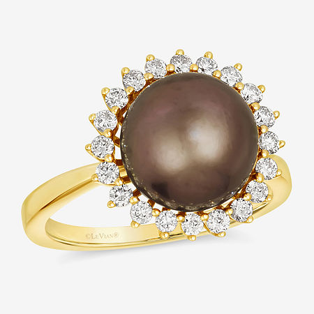 Click here for Le Vian Ring featuring Chocolate Pearls  3/8 cts.... prices