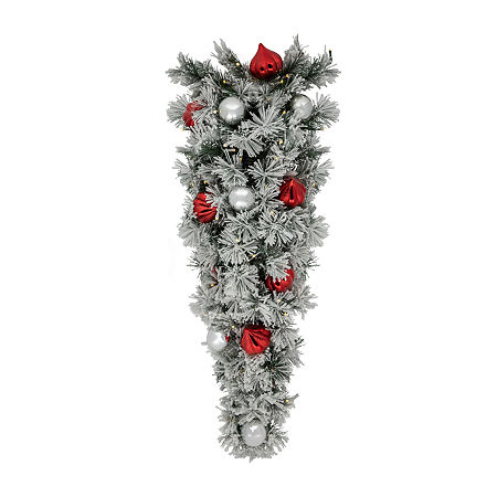 Click here for Northlight Snow Bristle Pine Pre-Lit Swag  One Siz... prices
