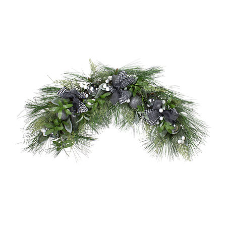 Click here for Northlight 36in Berries And Bows Unlit Swag  One S... prices