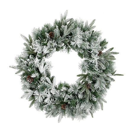 Click here for Northlight Rosemary Emerald Angel Pine Wreath  One... prices