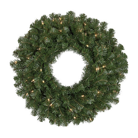 Click here for Northlight Windsor Pine Pre-Lit Wreath  One Size... prices