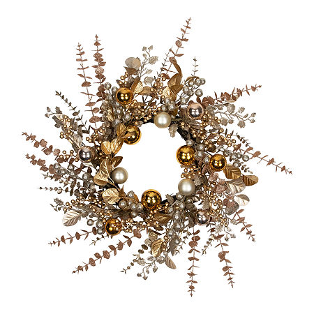 Click here for Northlight Holly And Berry Wreath  One Size  Yello... prices