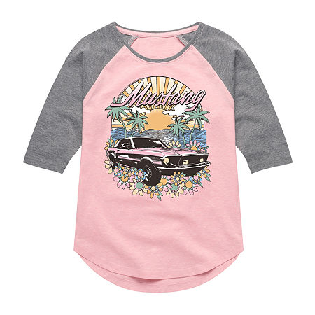 Click here for Big Kid Girls Crew Neck 3/4 Sleeve T-Shirt  Medium... prices