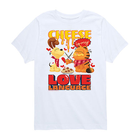 Click here for Big Kid Girls Crew Neck Short Sleeve Garfield T-Sh... prices