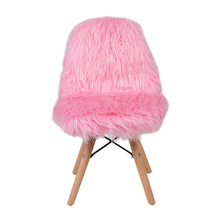 Click here for Zula Shaggy Dog Accent Chair for Kids  One Size  P... prices
