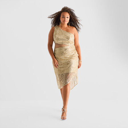 Click here for Bob Mackie Womens Sequin Sleeveless Off the Should... prices