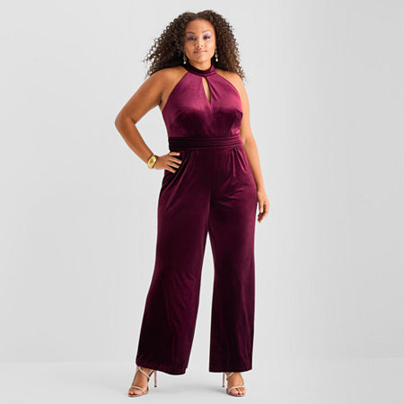 Click here for Bob Mackie Sleeveless Womens-Plus Jumpsuit  22w  R... prices