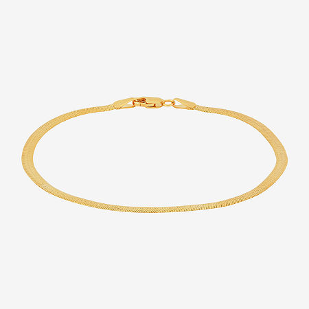 Click here for Made in Italy Womens 10K Gold 7.5 Inch Solid Herri... prices