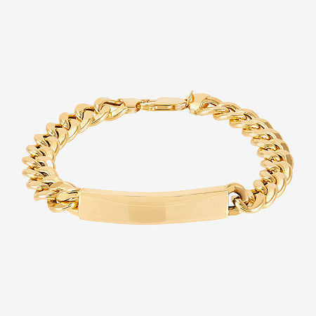 Click here for Made in Italy Mens 14K Gold 8 1/2 Inch Hollow Curb... prices