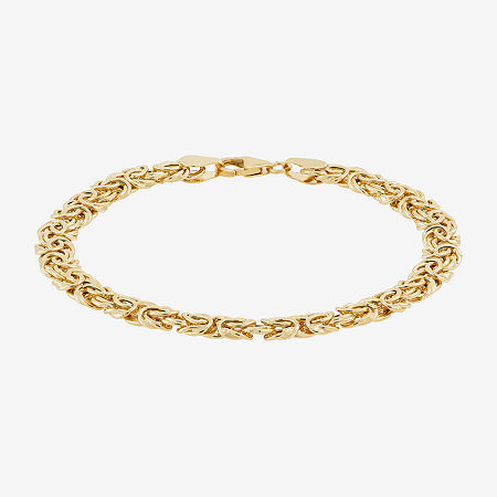 Click here for Made in Italy Womens 14K Gold 8 Inch Hollow Byzant... prices