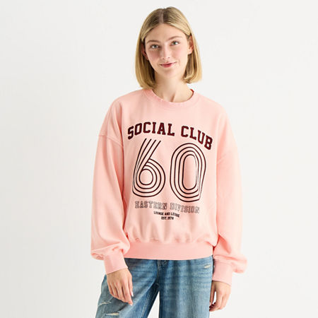 Click here for Arizona Womens Crew Neck Long Sleeve Juniors Sweat... prices