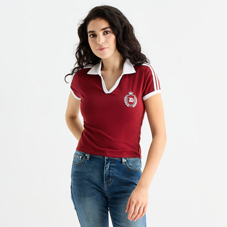 Click here for Forever 21 Womens Juniors Short Sleeve Polo Shirt... prices