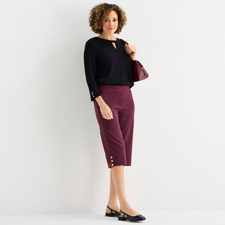 Click here for Liz Claiborne Alyssa Cropped Womens Straight Mid R... prices