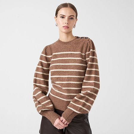 Click here for RM Rebecca Minkoff Womens Crew Neck Long Sleeve Pu... prices