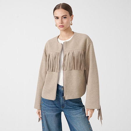 Click here for RM Rebecca Minkoff Womens Fringe Jacket  X-small... prices