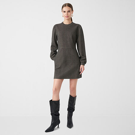 Click here for RM Rebecca Minkoff Womens Long Sleeve Midi Shift D... prices