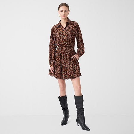 Click here for RM Rebecca Minkoff Womens Long Sleeve Fit + Flare... prices