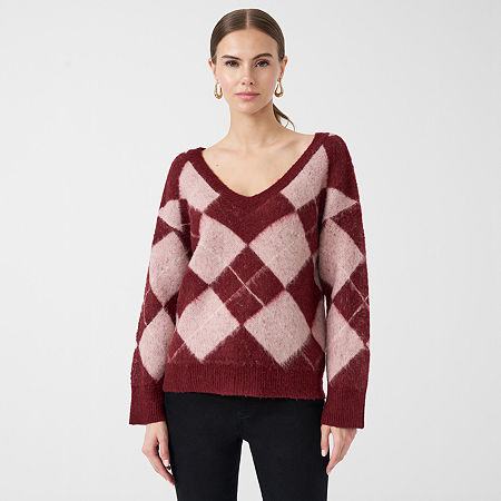 Click here for RM Rebecca Minkoff Womens V Neck Long Sleeve Pullo... prices