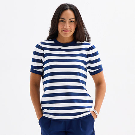 Click here for St. Johns Bay Womens Short Sleeve Sweatshirt  Medi... prices
