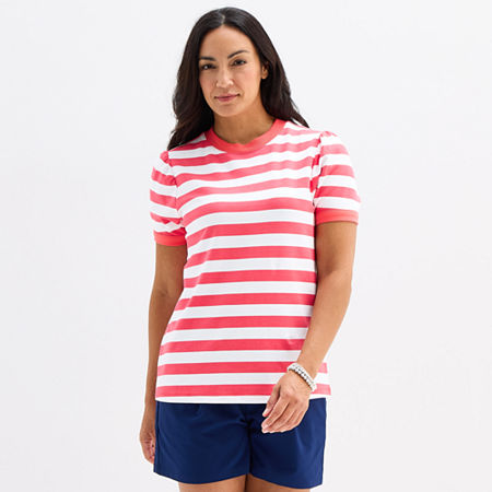 Click here for St. Johns Bay Womens Short Sleeve Sweatshirt  Smal... prices