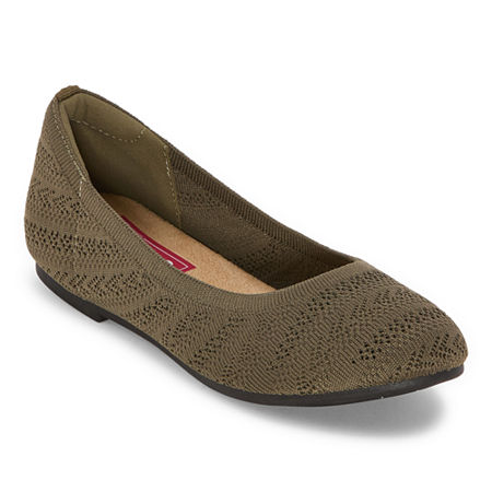 Click here for Pop Jagger Womens Round Closed Toe Slip-On Shoe  9... prices
