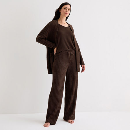 Click here for Ambrielle Womens Pajama Pants  Large  Brown prices