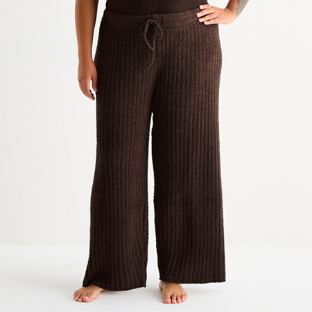 Click here for Ambrielle Womens Plus Pajama Pants  2x  Brown prices