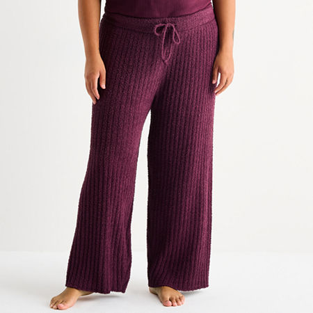 Click here for Ambrielle Womens Plus Pajama Pants  1x  Purple prices