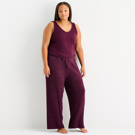 Click here for Ambrielle Womens Plus Pajama Pants  3x  Purple prices