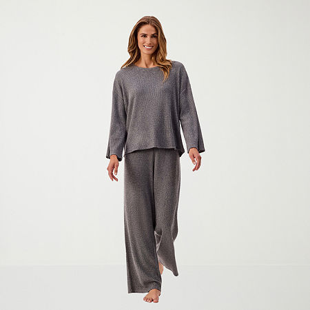 Click here for Martha Stewart Womens Waffle Round Neck Long Sleev... prices