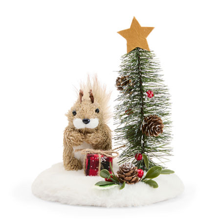 Click here for North Pole Trading Co. Sisal Squirrel With Tree Ch... prices