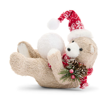Click here for North Pole Trading Co. Sisal Bear With Snowball Ch... prices