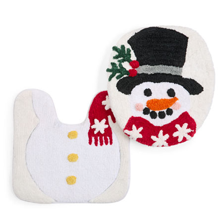 Click here for Avanti Snowman 2-pc. Holiday Bath Rug  One Size  W... prices