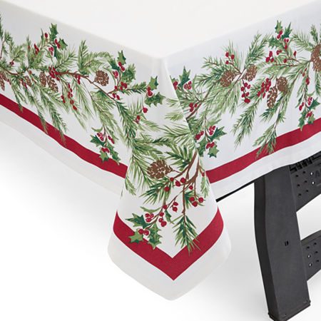 Click here for North Pole Trading Co. Holly Berry Tablecloth  One... prices