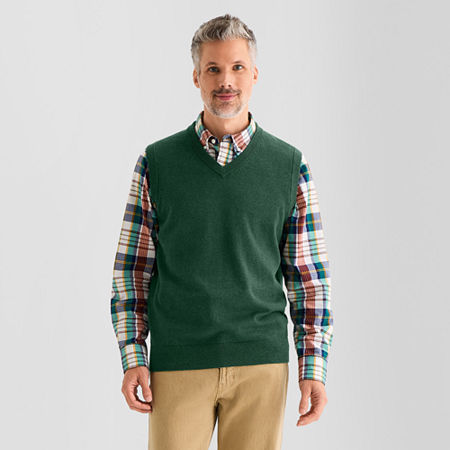 Click here for St. Johns Bay Fine Gauge Mens V Neck Sweater Vest... prices