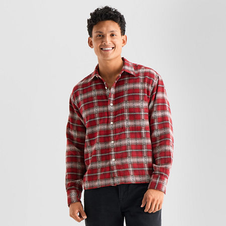 Click here for Arizona Mens Flannel Shirt  X-large  Red prices