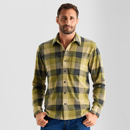 Click here for mutual weave Mens Long Sleeve Button-Down Shirt  L... prices