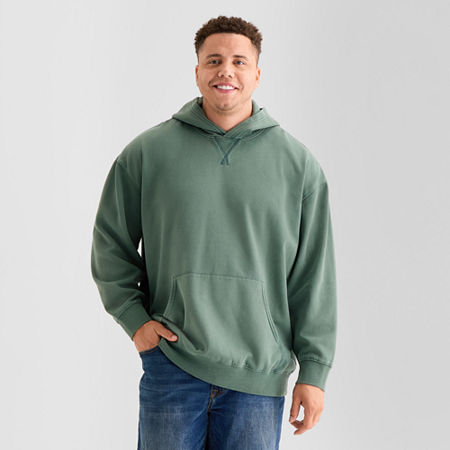 Click here for Arizona Mens Long Sleeve Hoodie  X-large Tall  Gre... prices