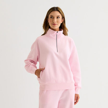 Click here for Xersion Womens Super Soft Fleece Rib Half Zip Pull... prices