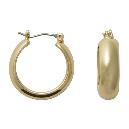 Click here for Bold Elements Thick Womens 22.3mm Hoop Earrings  O... prices