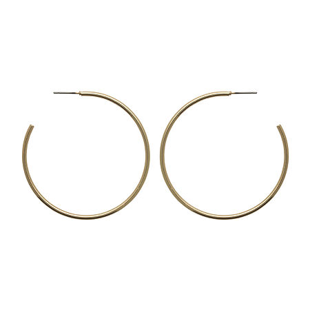 Click here for Bold Elements Thin Womens 51.6mm Hoop Earrings  On... prices