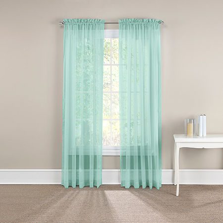 Click here for Eclipse Victoria Voile Rod Pocket Sheer Set of 2 C... prices